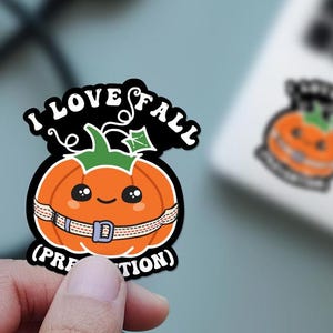 I Love Fall (prevention) Sticker, Funny Physical Therapy Sticker, Gait ...