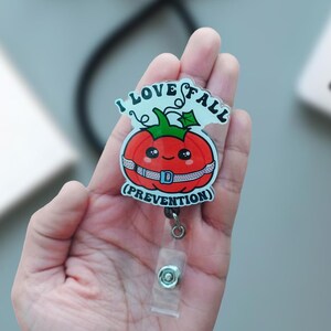 I Love Fall (prevention) Sticker, Funny Physical Therapy Sticker, Gait ...