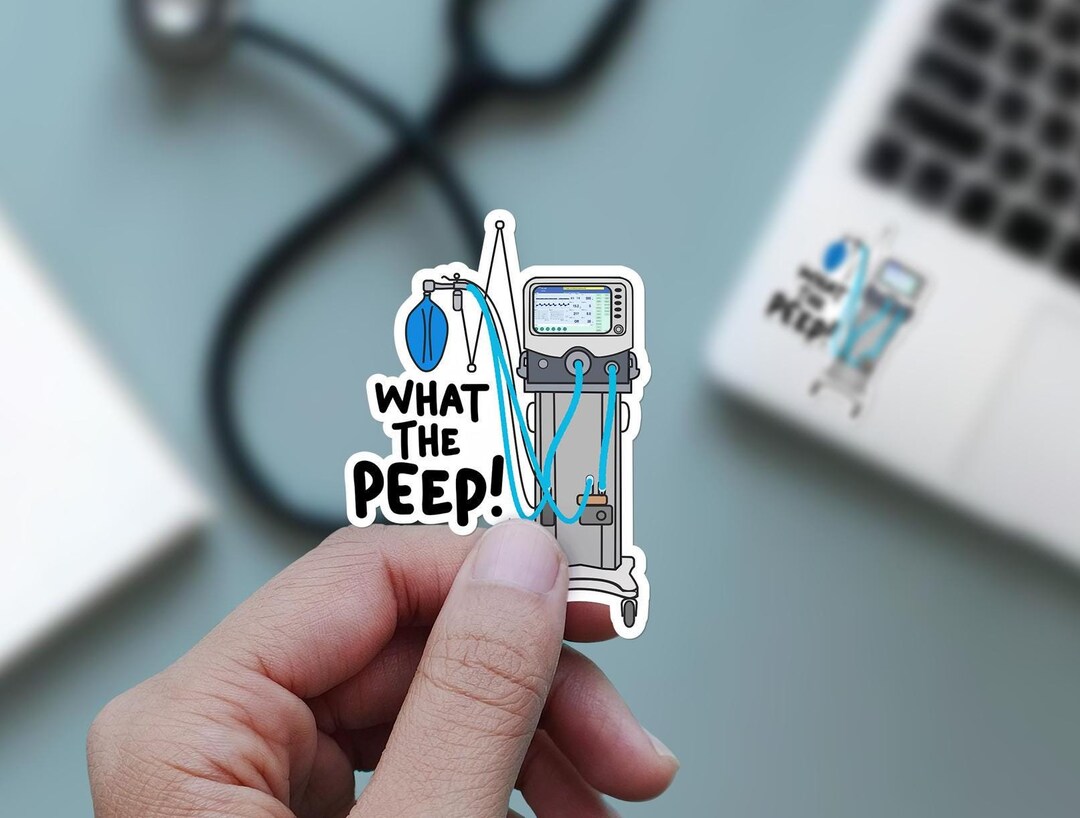 What the Peep Sticker for Icu Doctor Gift Sticker for Nurse, Icu ...