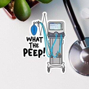 What the Peep Sticker for Icu Doctor Gift Sticker for Nurse, Icu ...