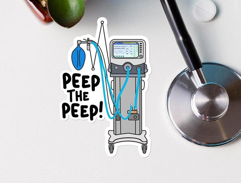 Peep the Peep Sticker for Icu Doctor Gift Sticker for Nurse, Icu ...