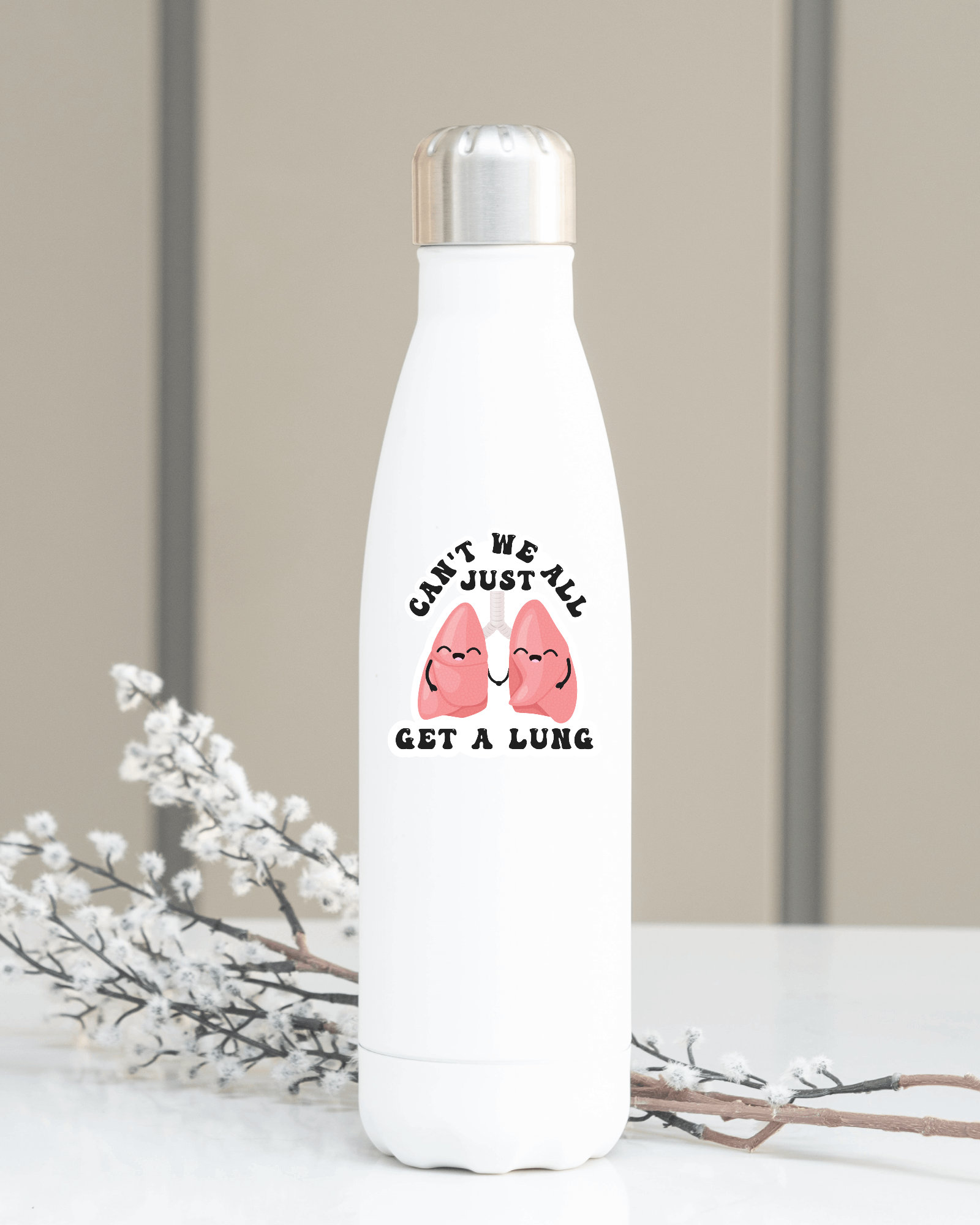 Cute Lung Anatomy Sticker, Funny Lung Anatomical Sticker, Pulmonology ...