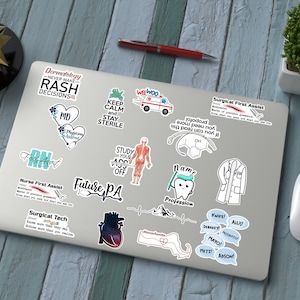 Funny Optometry Eye Doctor Sticker, Cute Optometrist Gift for Optometry ...