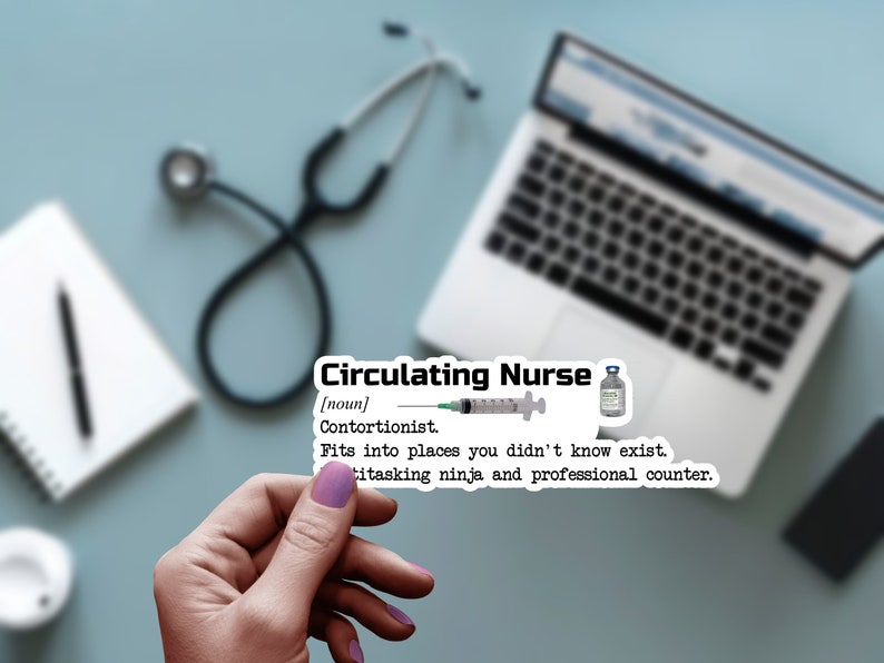 Nurse Definition Sticker Gift for Circulating Nurse for - Etsy