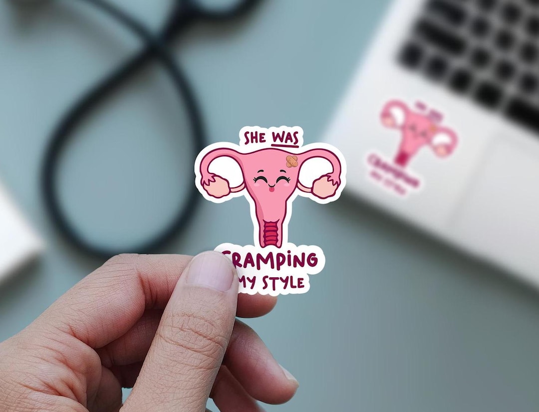 Hysterectomy Gift Set, Cute Uterus Stickers for Nurse Gift, Funny ...