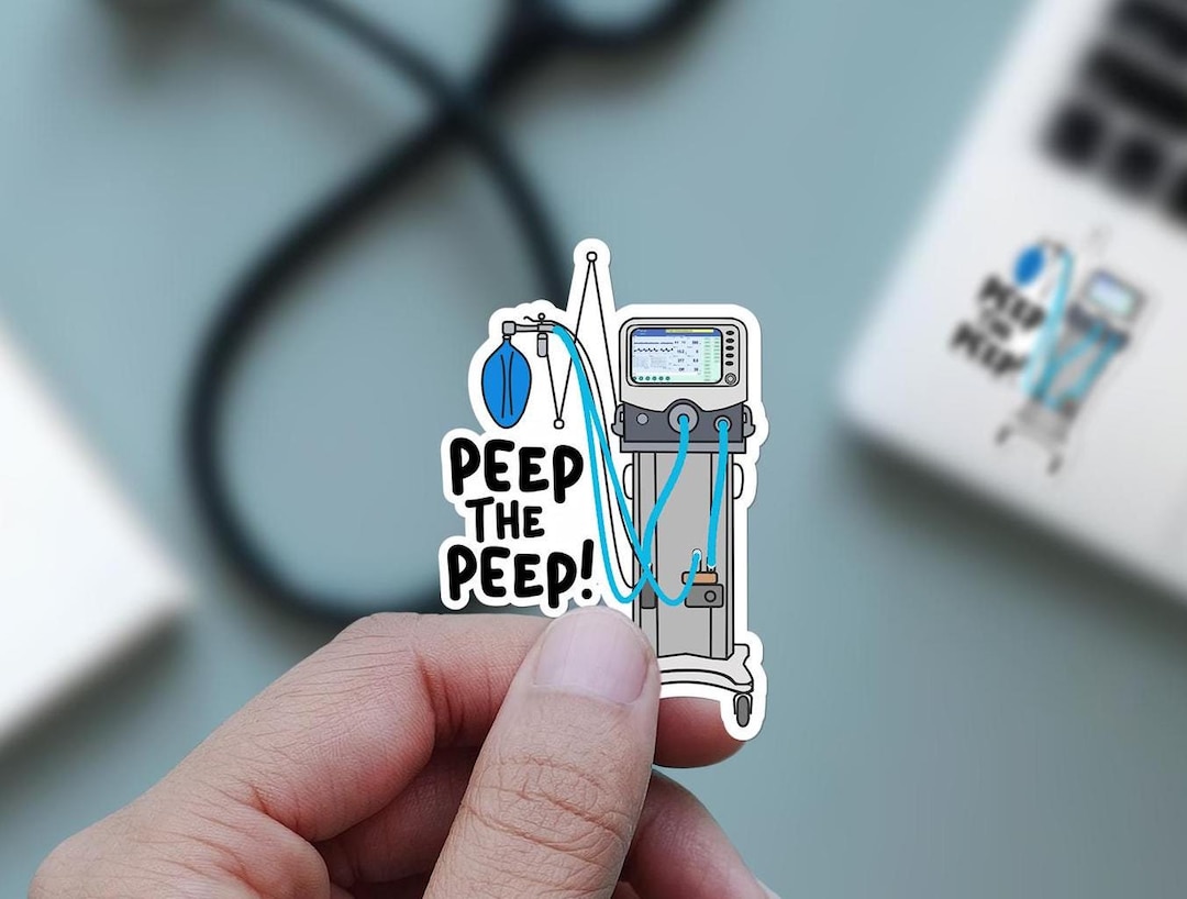 Peep the Peep Sticker for Icu Doctor Gift Sticker for Nurse, Icu ...