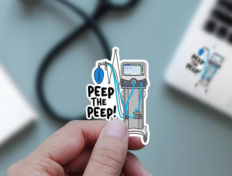 Peep the Peep Sticker for Icu Doctor Gift Sticker for Nurse, Icu ...