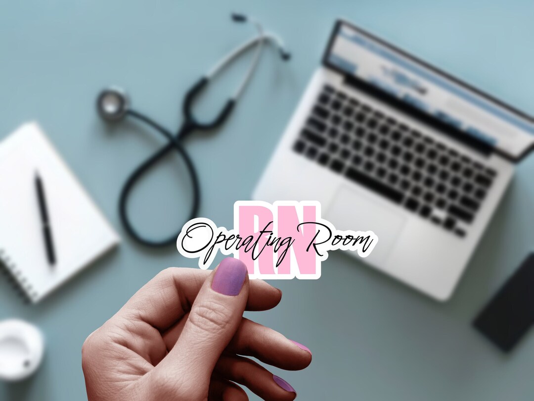 Operating Room RN Sticker Gift for Nurse First Assist OR - Etsy