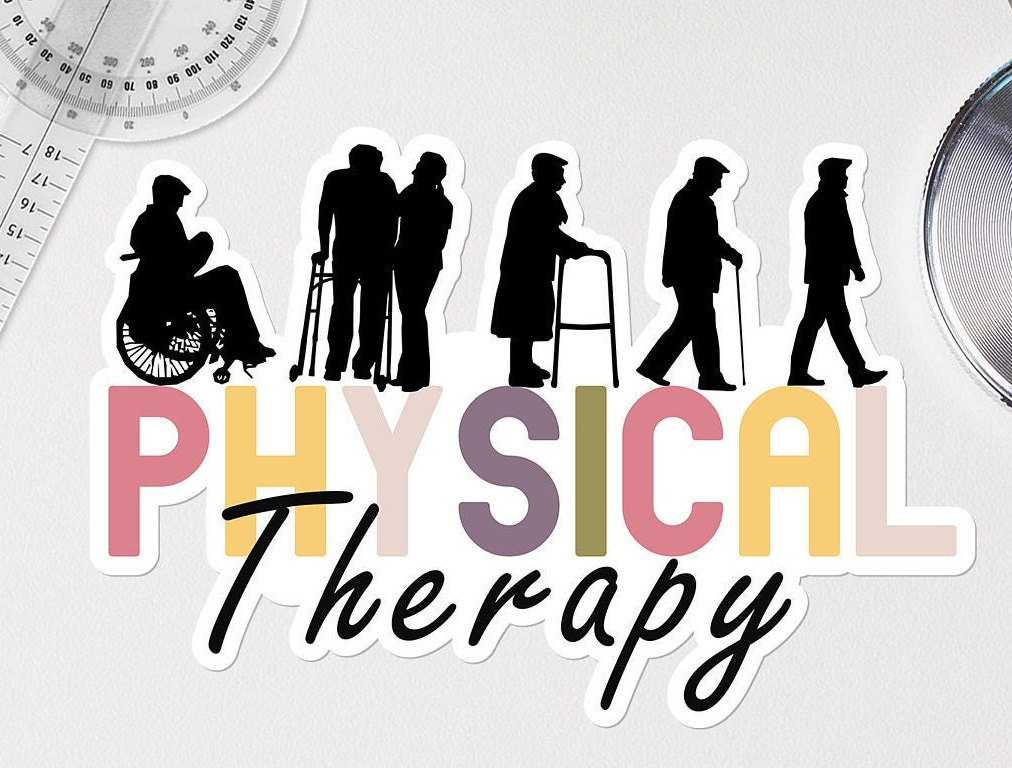 Physical Therapy Stickers, Fall Prevention, Physical Therapist Gift ...