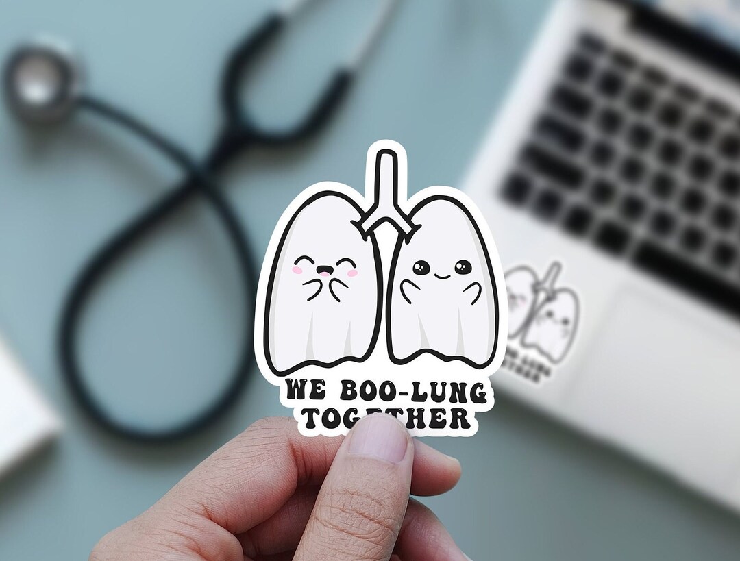 Boo Lung Together, Cute Lung Halloween Gift for Respiratory Therapist ...