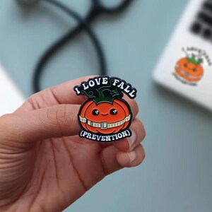 I Love Fall (prevention) Sticker, Funny Physical Therapy Sticker, Gait ...