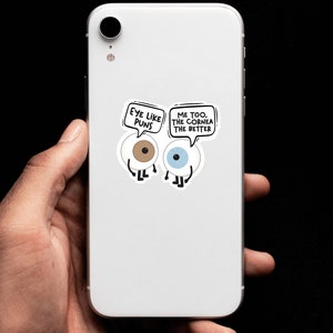 Funny Optometry Eye Doctor Sticker, Cute Optometrist Gift for Optometry ...