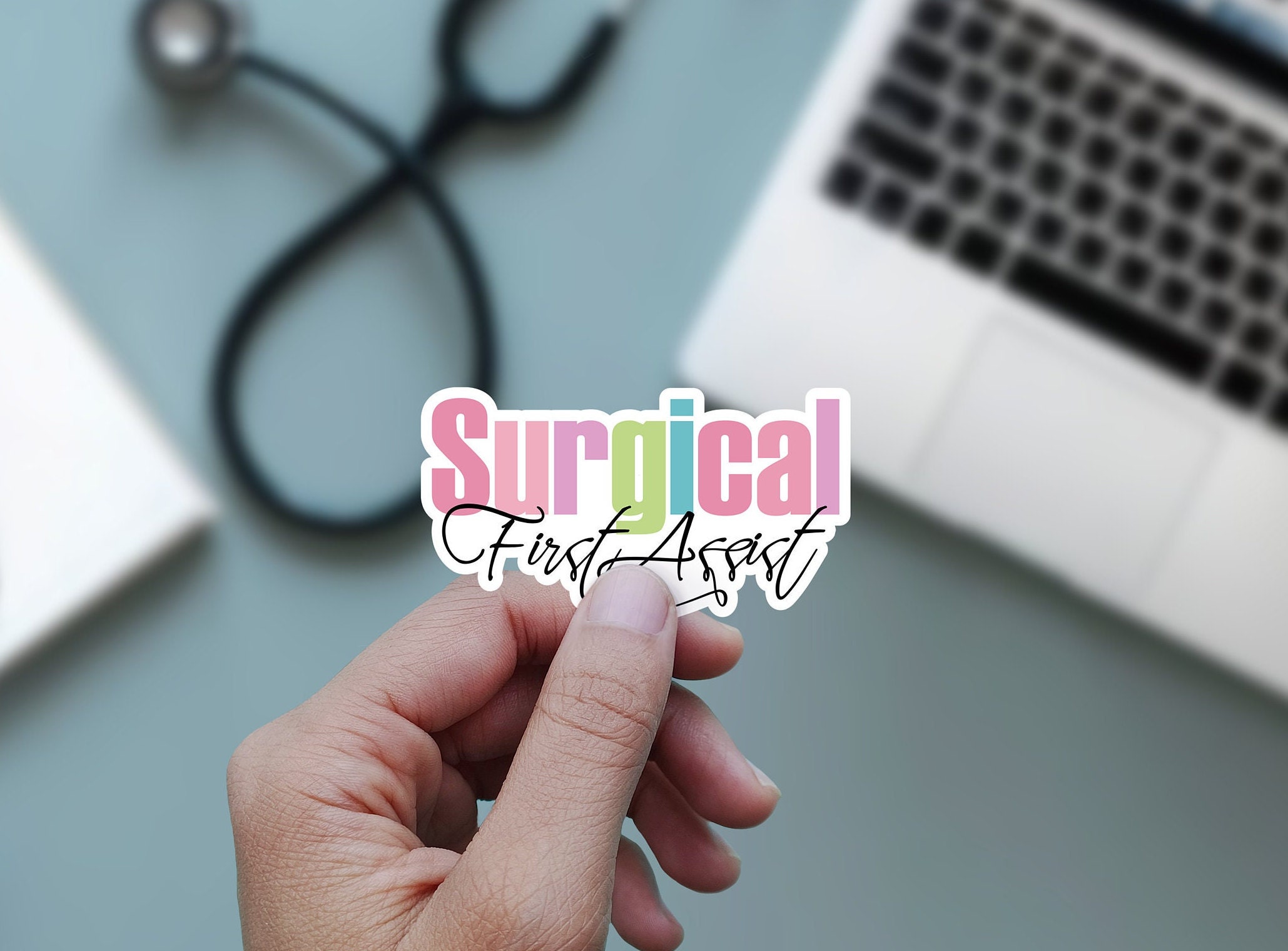 Surgical First Assist Sticker, Gift for Surgical First Assist ...