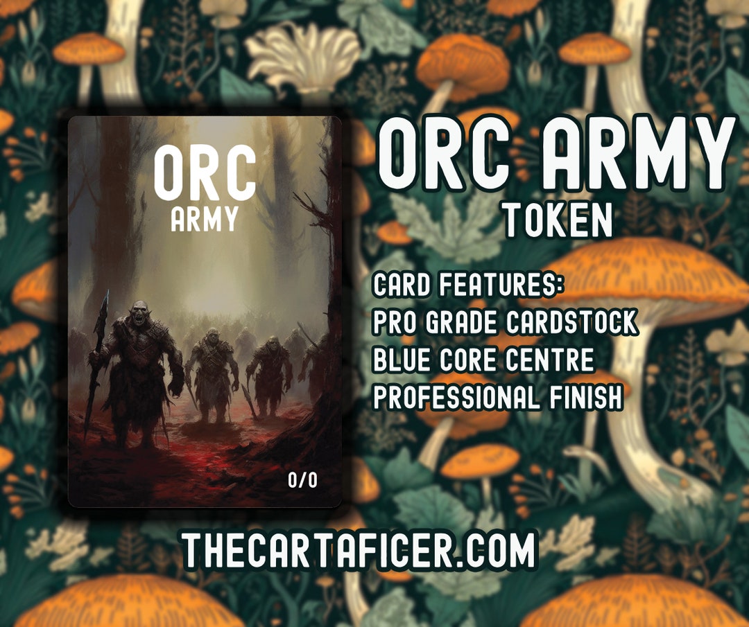 Orc Army Tokens for Magic the Gathering TCG Proxies Mtg - Etsy