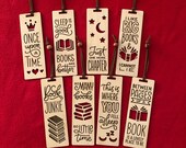 Wood Bookmark - Etsy