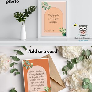 30 Encouraging Verse Cards, Printable, Scripture Cards, Bible Memory ...
