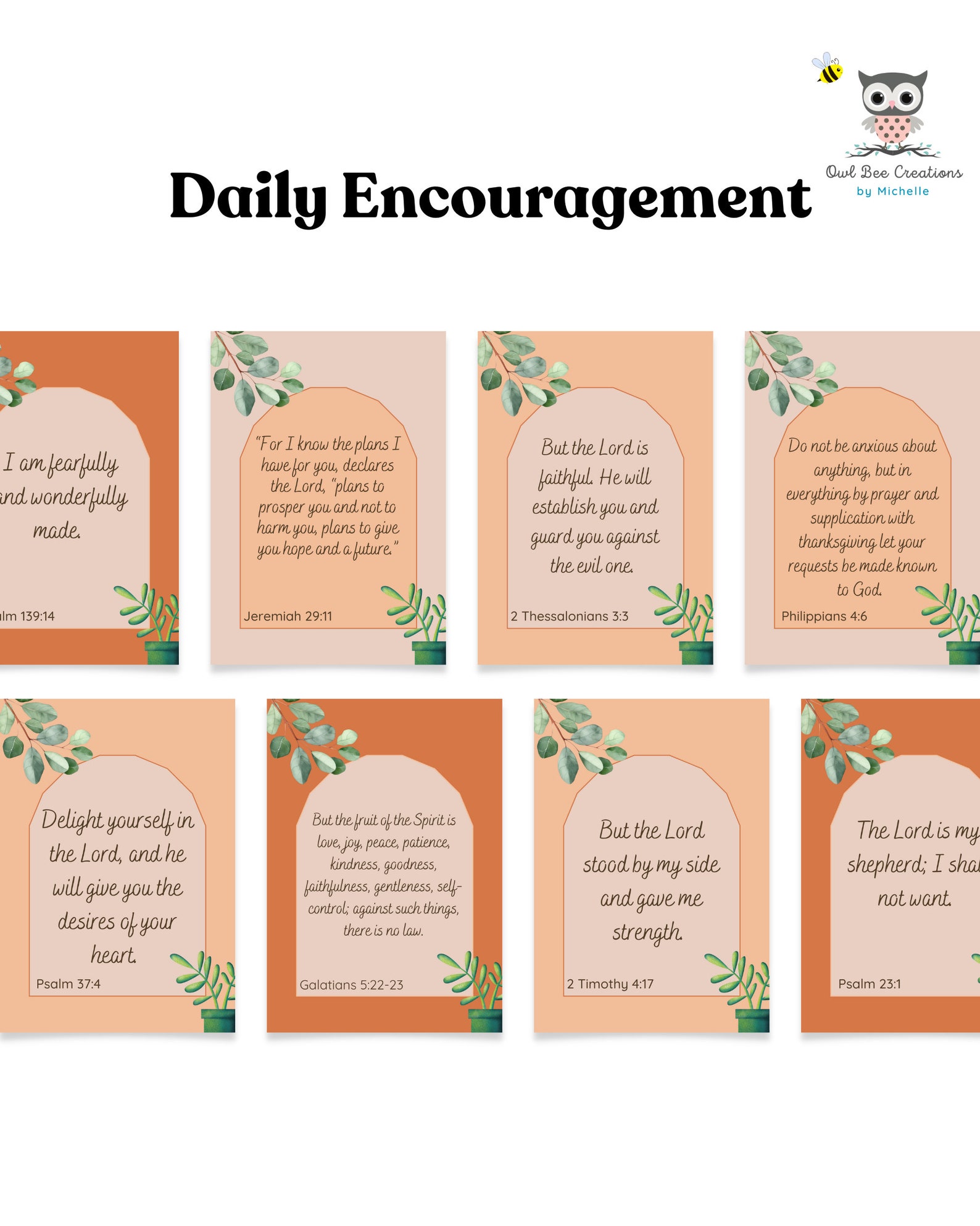 30 Encouraging Verse Cards, Printable, Scripture Cards, Bible Memory ...