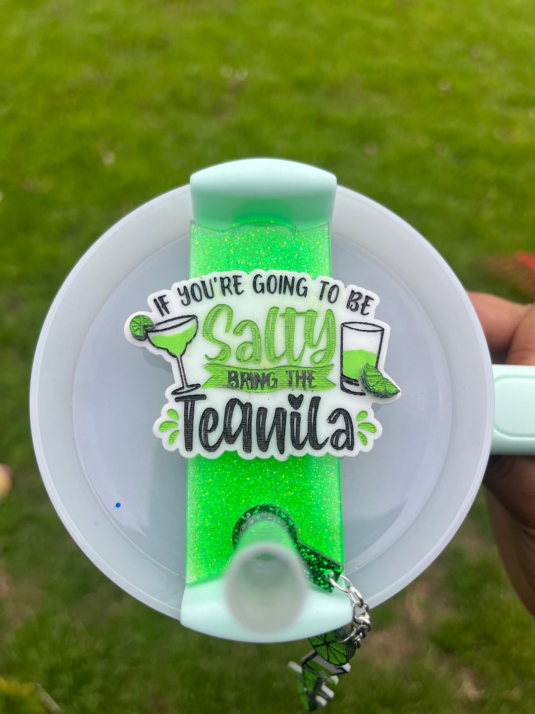 Stanley Name Plate, Name Tag, Tumbler Cup Tag, Lime Tumbler Tag , Cup ...