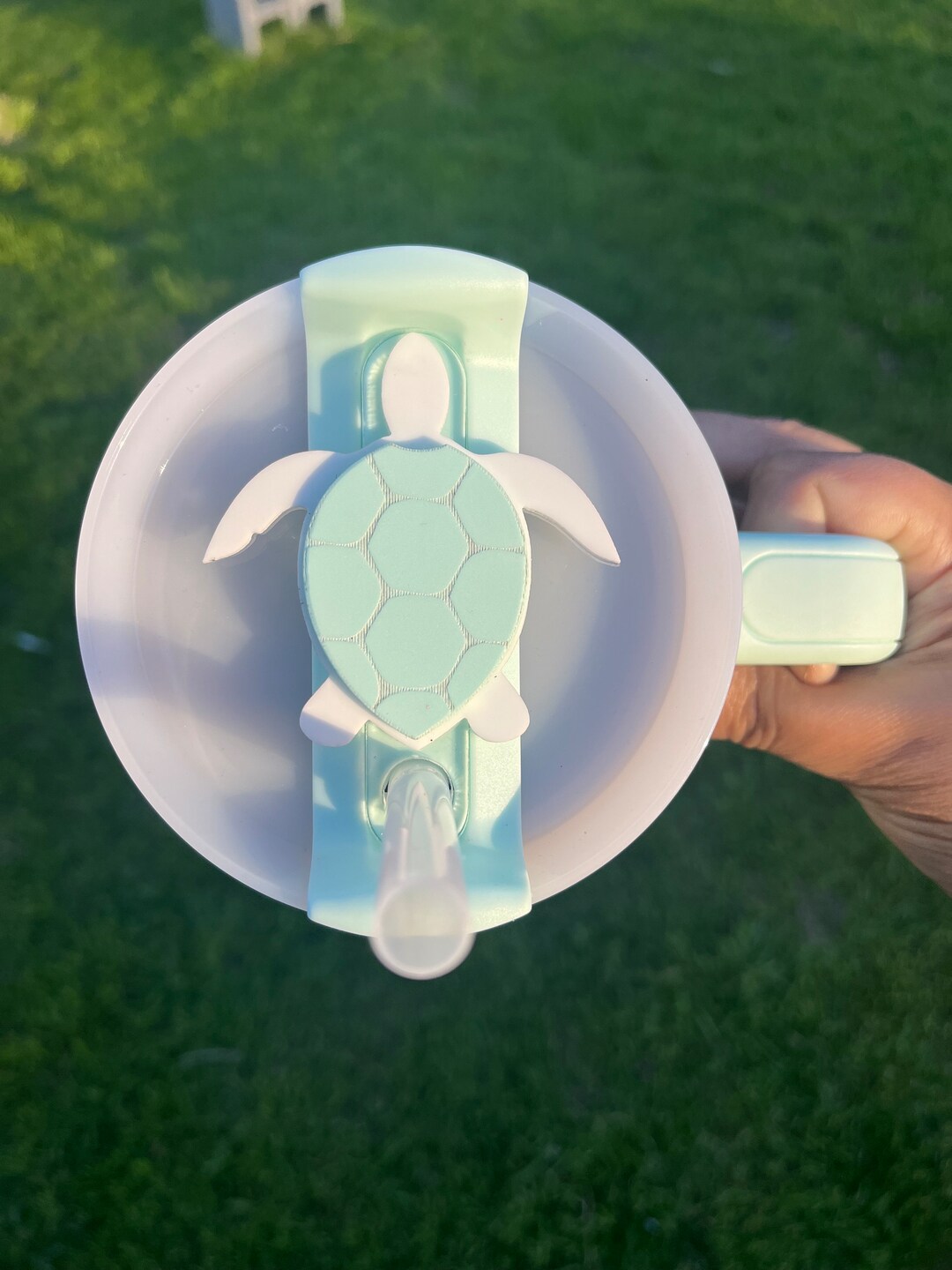 Stanley Tumbler Tag, Sea Turtle Name Tag, Tumbler Tag, Personalized ...