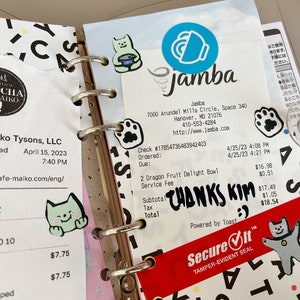 Cute Cat Sticker Sheet, Kawaii Cat Sticker Sheet, Journal Sticker ...