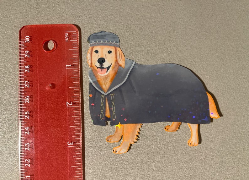 Pup & Cat Wizard Crew Sticker - Halloween Sorcerer Costume Cat and ...