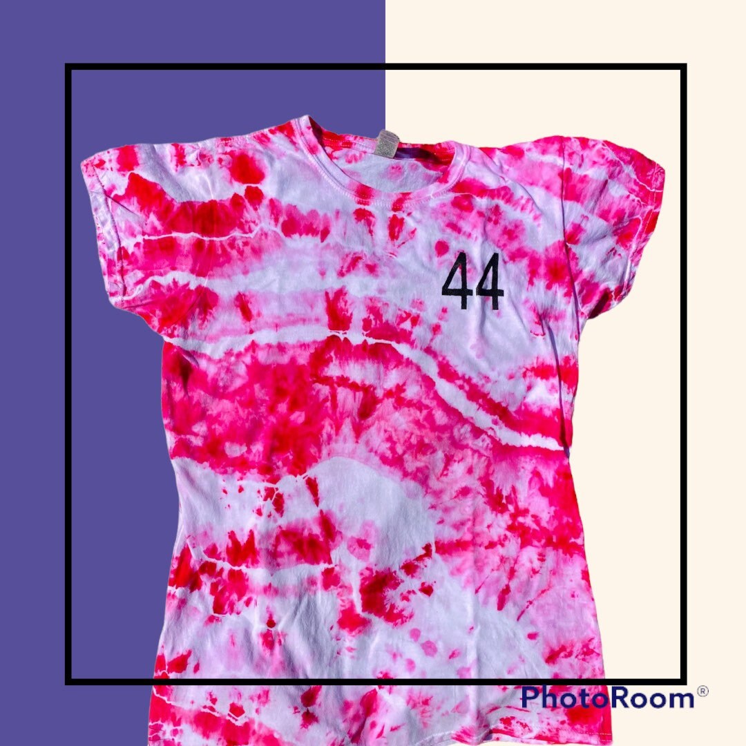 Sports Tie Dye Shirt for Women, Custom Tye Dye Shirt, Team Jersey Shirt ...