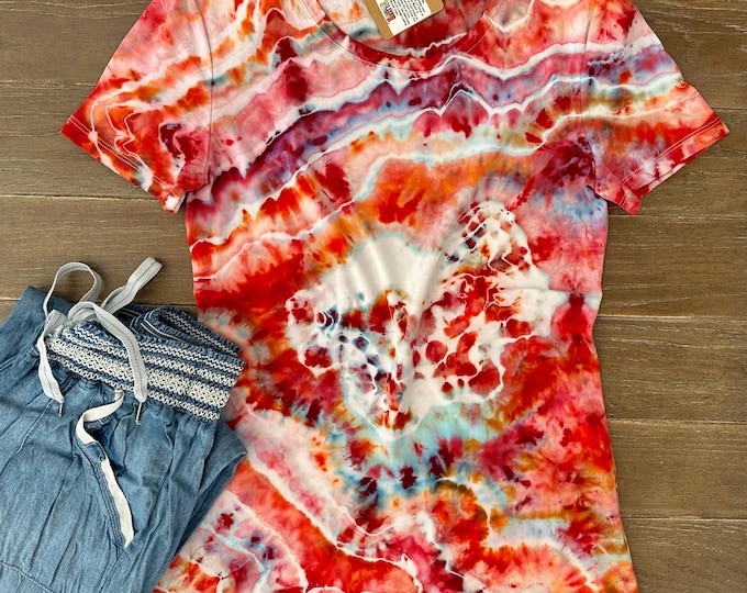 Colorful Geodes Tie Dye T Shirt - Handmade & Customizable - Unique ...