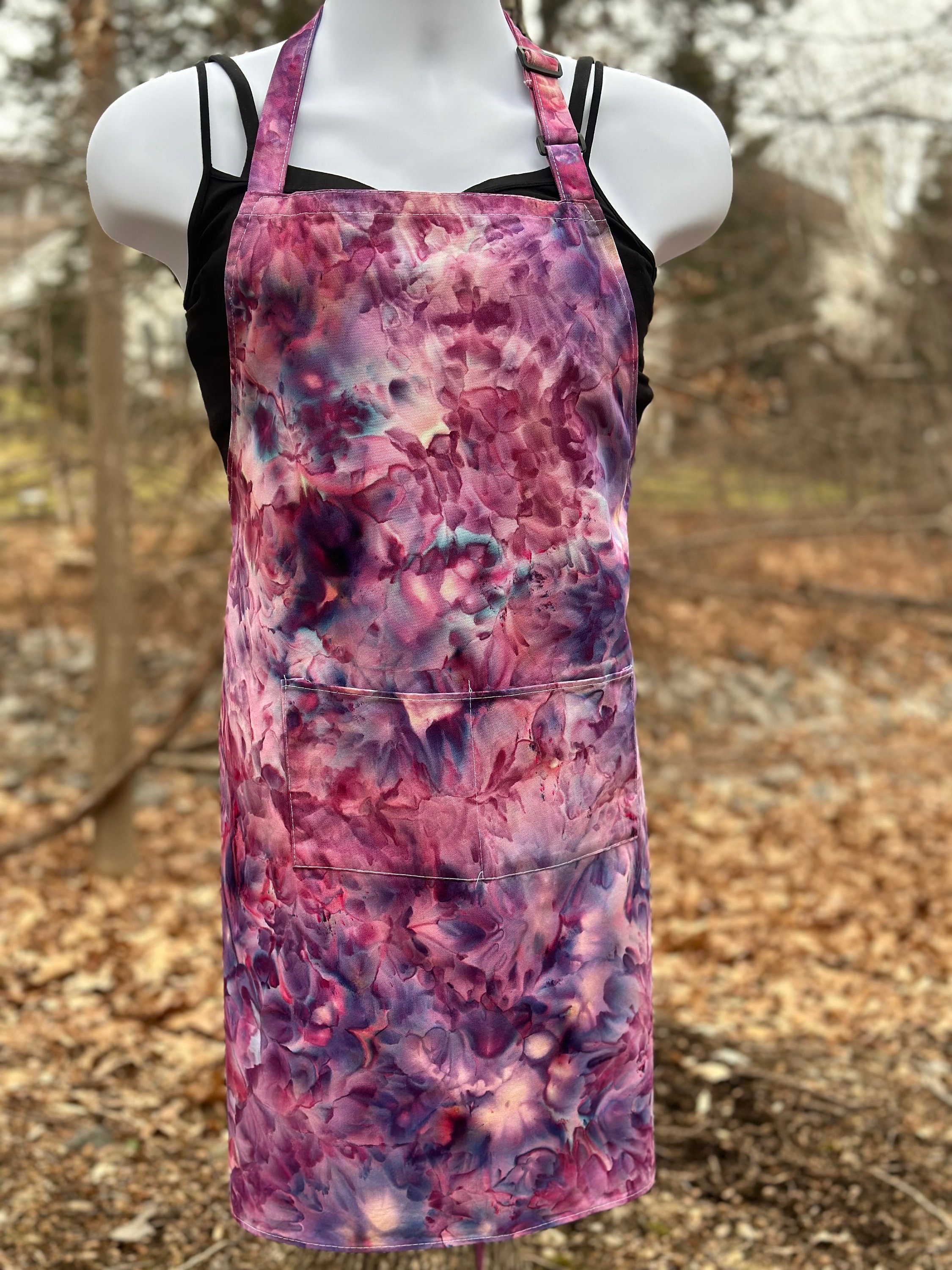 Baking Apron, Tie Dye Apron, Kitchen Chef Apron, Tye Dye Apron for ...