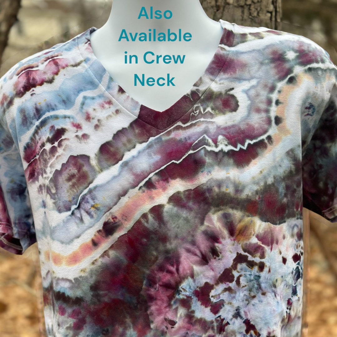 Geode Tie Dye Shirt for Men, Tye Dye Shirt, Psychedelic T Shirt, Multi ...