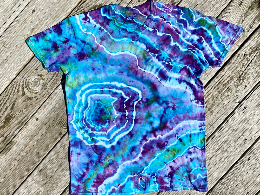 Tie Dye Shirt for Men, Tye Dye Shirt, Psychedelic T Shirt, Multi Color ...