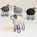 Handcrafted Wire Art Sheep With Wool Body Adorable Home Decor - Etsy