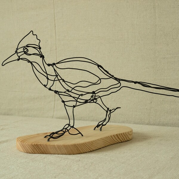 Wire Bird Sculpture - Etsy