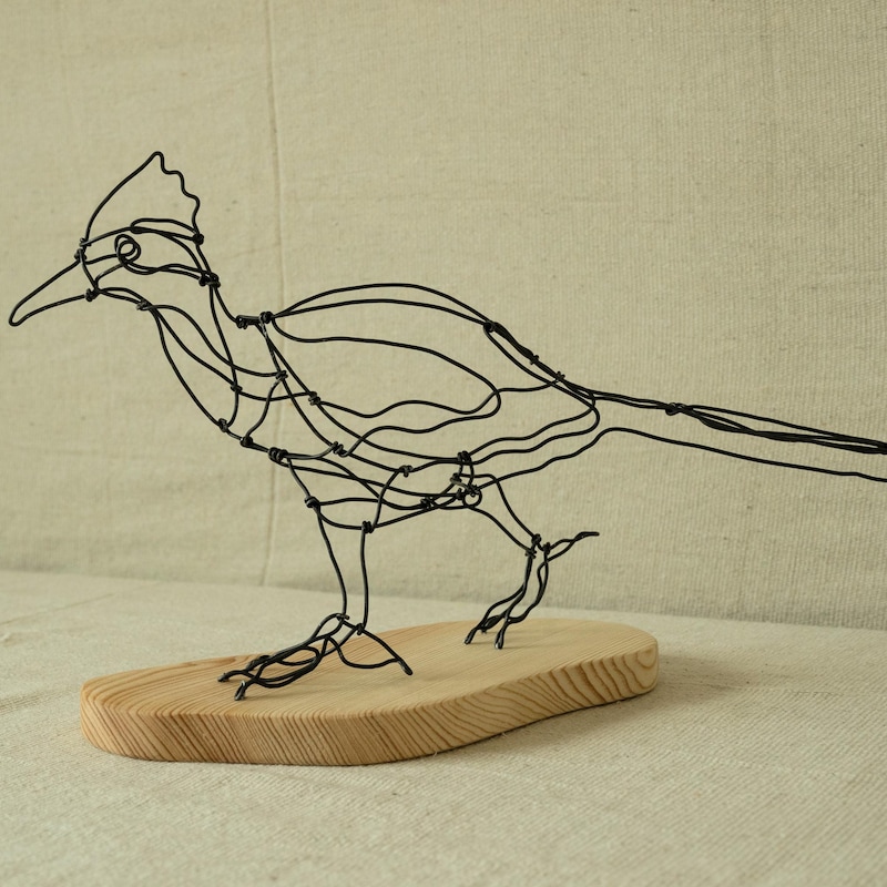 Wire Bird Sculpture - Etsy