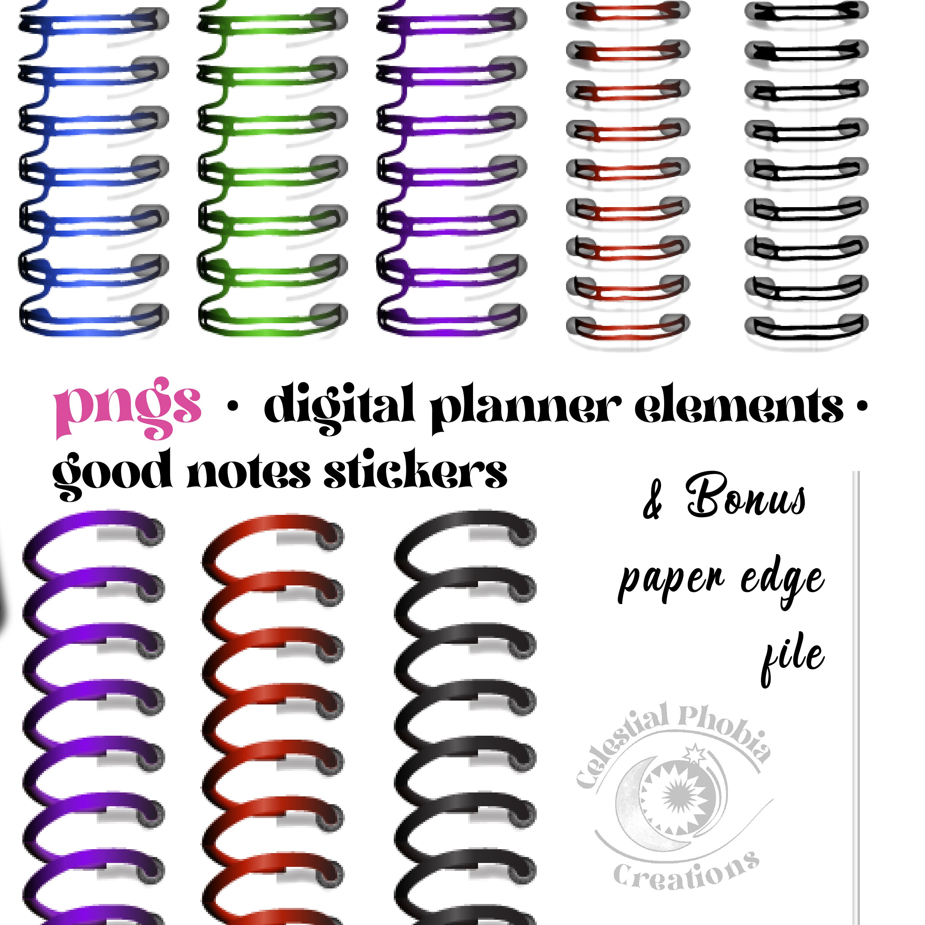 Digital Binding Images for Digital Planners, Mock up Designs, Book ...