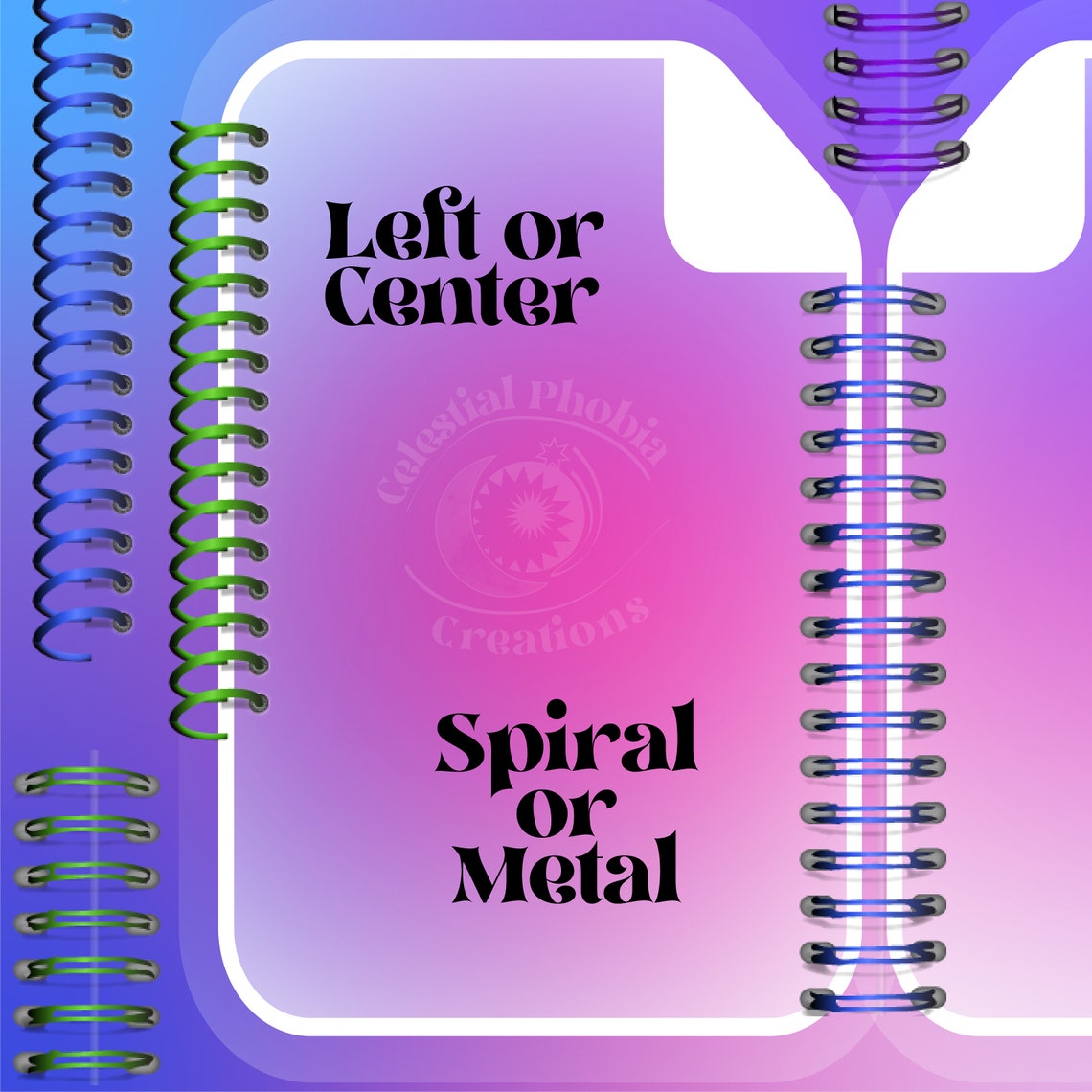 Digital Binding Images for Digital Planners, Mock up Designs, Book ...