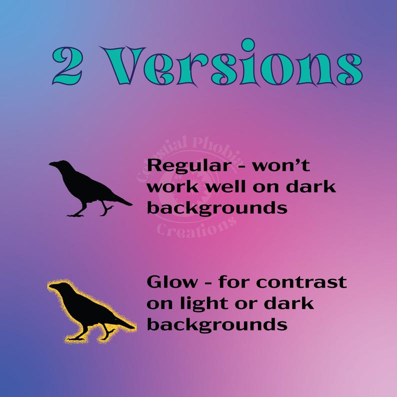 Walking Crow Animated Gif With Light and Dark Mode Variations for ...