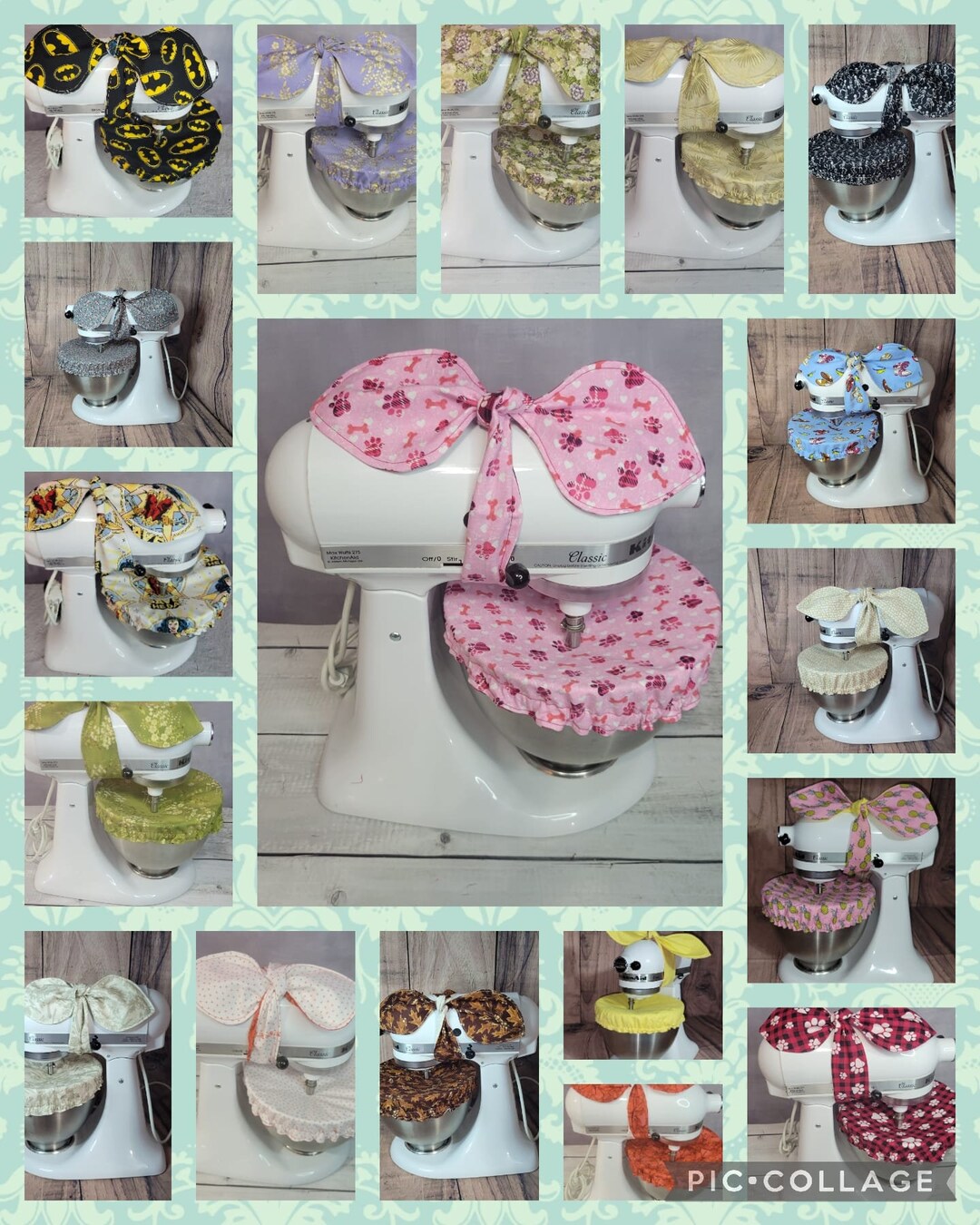 Bow and Bowl Cover Set for a Kitchenaid Stand Mixer in a Variety of ...