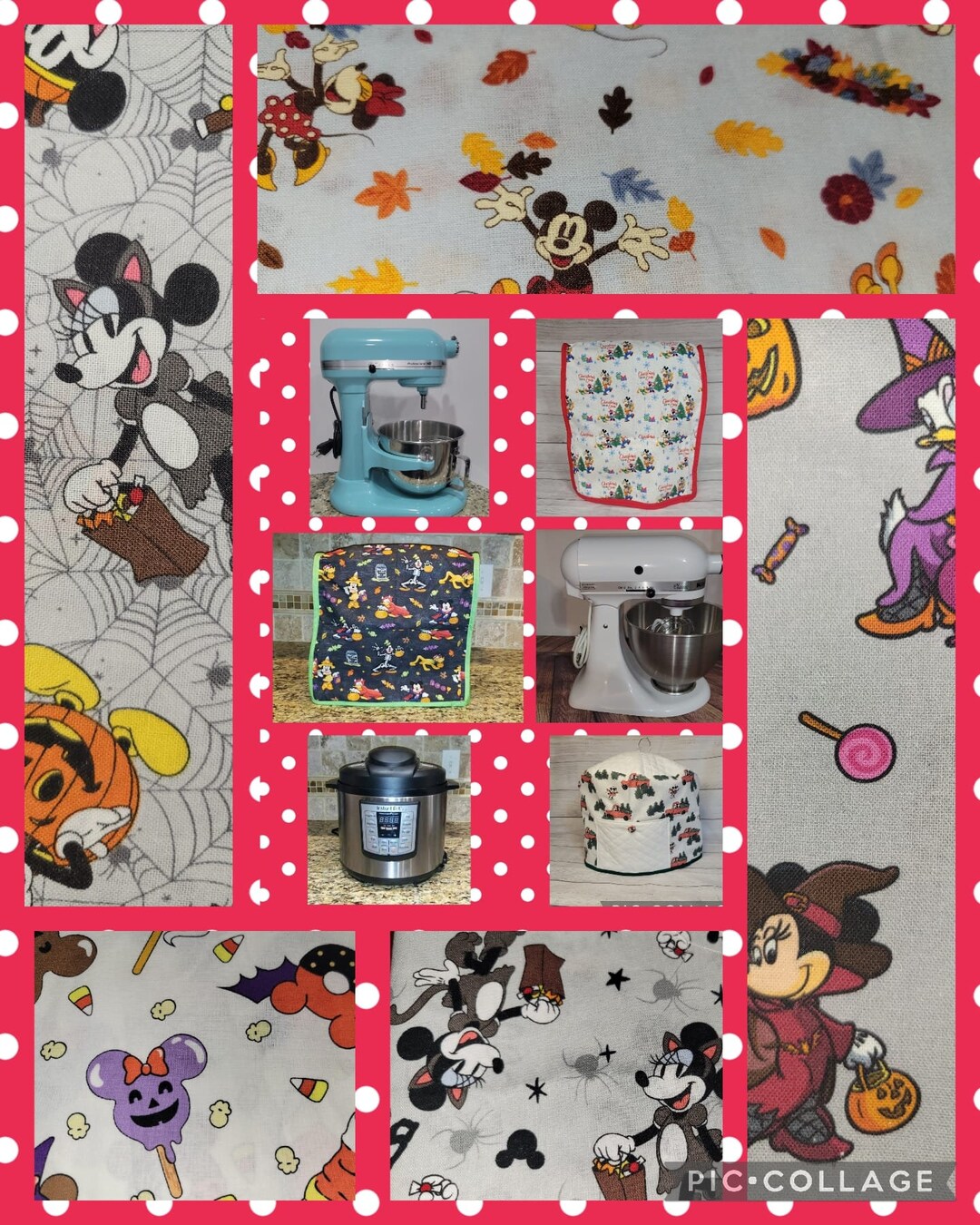 Famous Mouse Halloween Fall Handcrafted Dust Covers for - Etsy