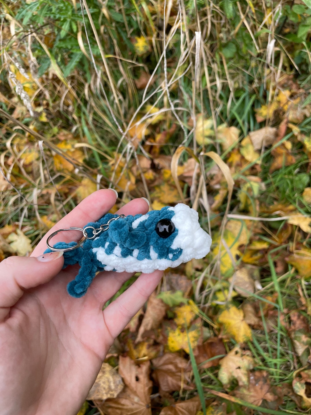 Crocheted WHALE SHARK Keychain - Etsy