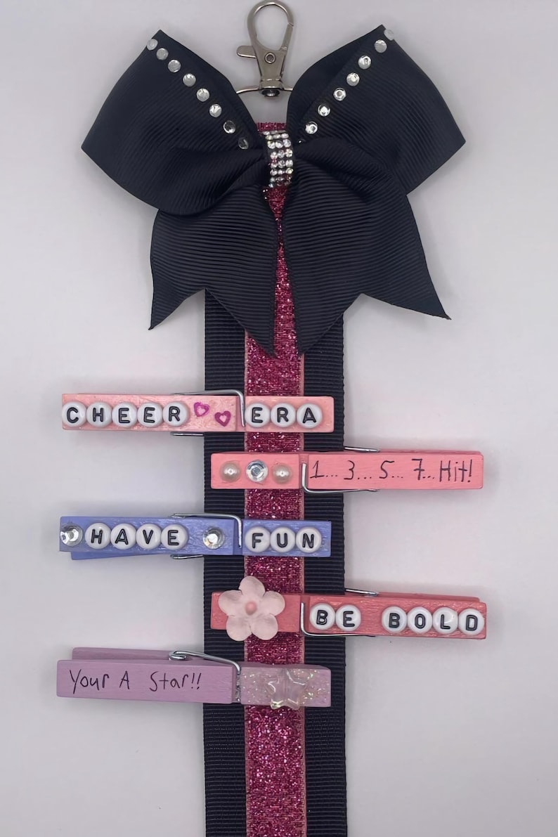 Cheerleading Clothespins, Spirit Clips, Cheer Pins, Good Luck Pins - Etsy