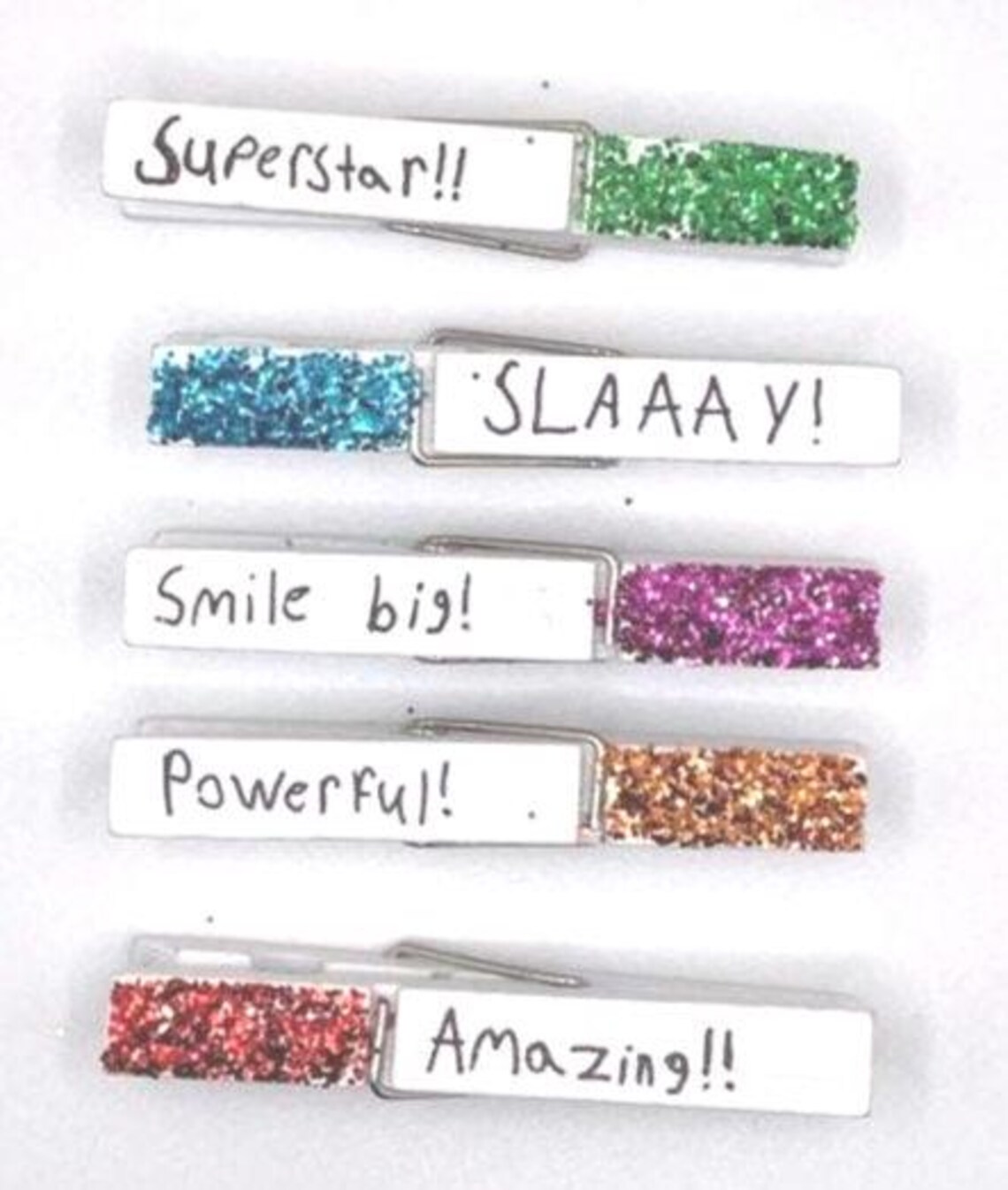 Cheerleading Clothespins, Spirit Clips, Cheer Pins, Good Luck Pins - Etsy