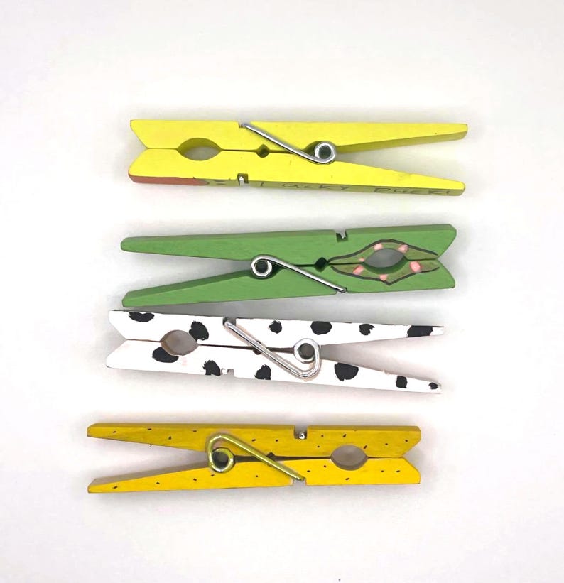 Cheerleading Clothespins, Spirit Clips, Cheer Pins, Good Luck Pins - Etsy