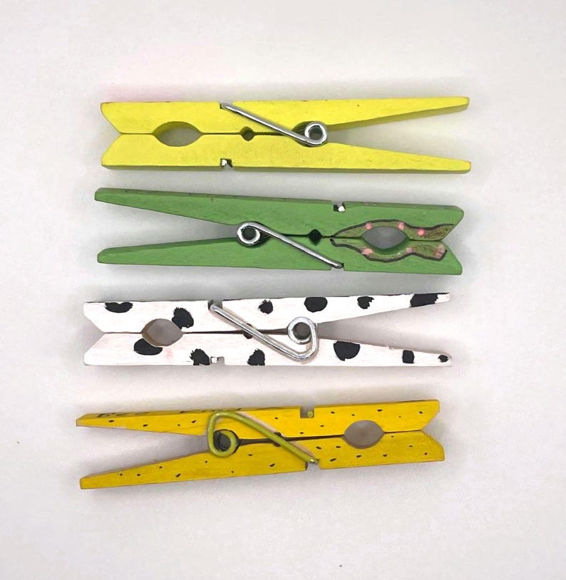 Cheerleading Clothespins, Spirit Clips, Cheer Pins, Good Luck Pins - Etsy