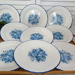 Beautiful Corelle Blue Velvet Roses Dinnerware Sold Separately - Etsy