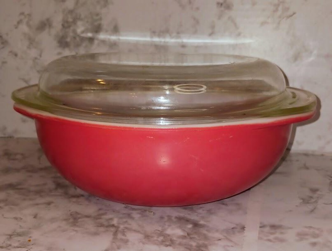 Vintage PYREX Flamingo Pink 2QT Casserole Bowl W/ LID - Etsy