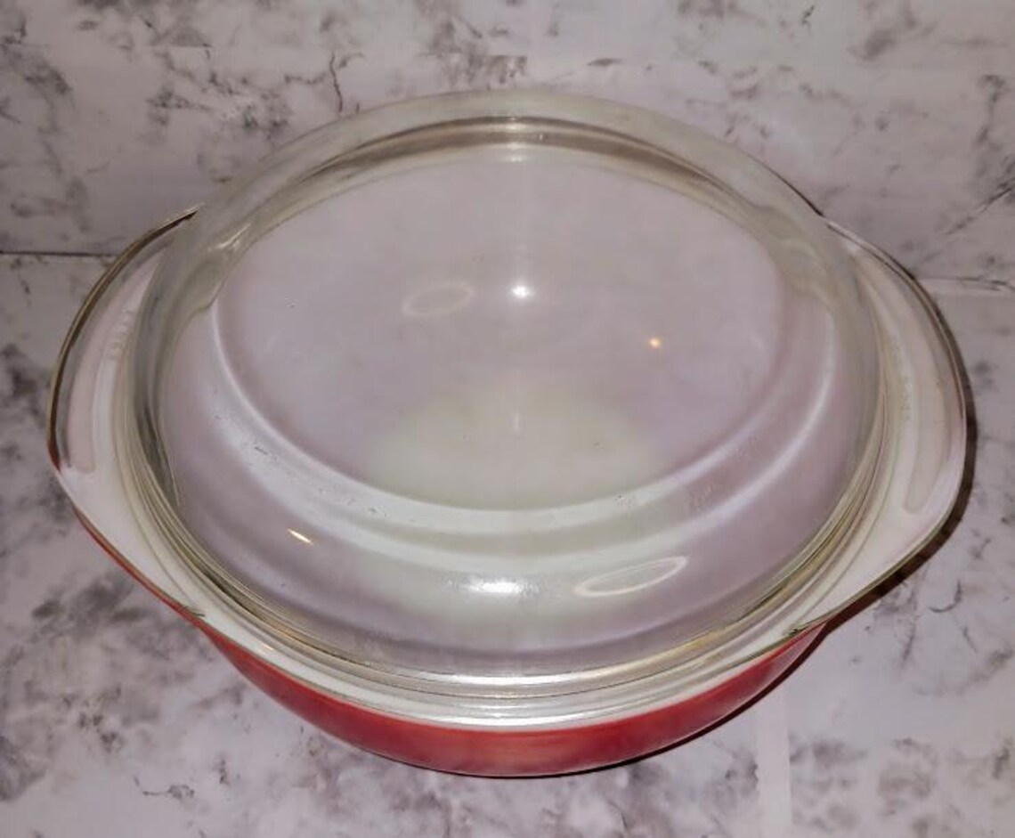 Vintage PYREX Flamingo Pink 2QT Casserole Bowl W/ LID - Etsy
