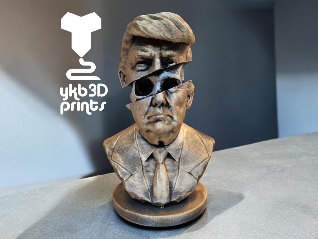 Donald Trump Bust Split Skull, President of the United States of ...