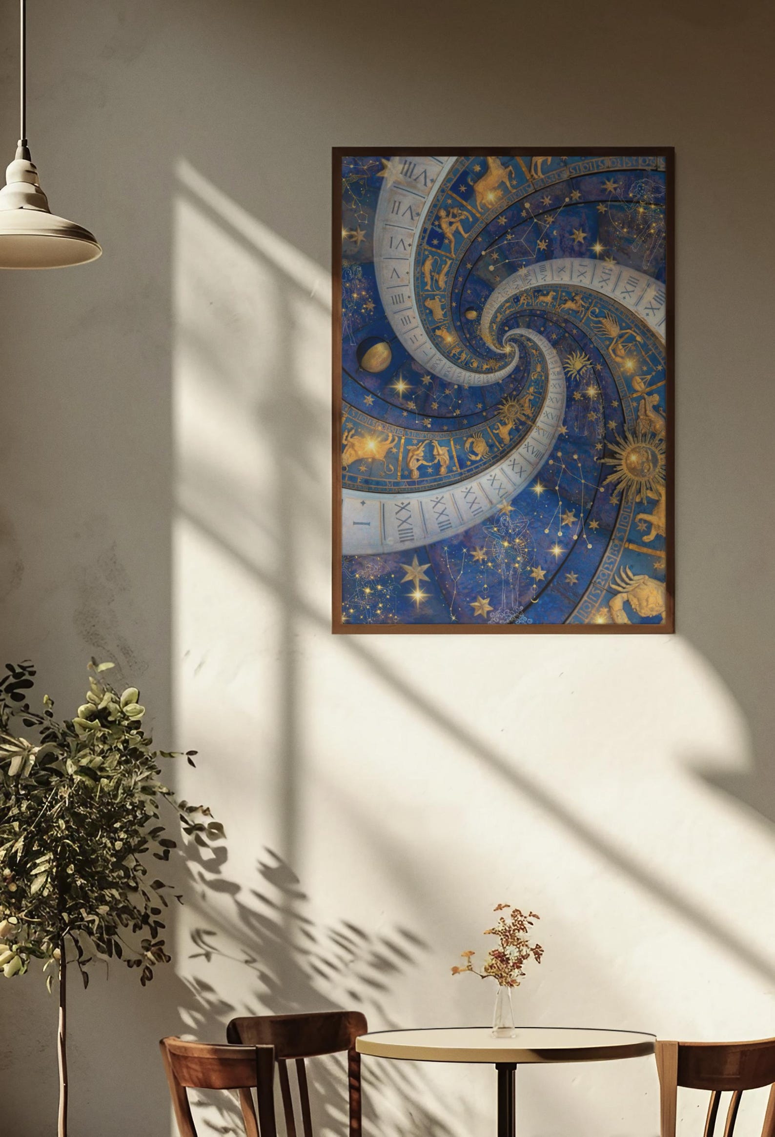 Ethereal Cosmic Goddess Labyrinth: Zodiac Sign Printable Artwork ...