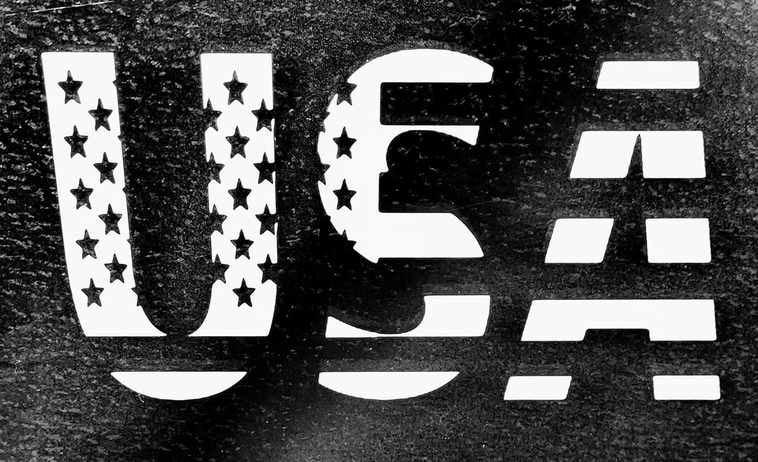 USA Vinyl Decal, USA Car Decal - Etsy