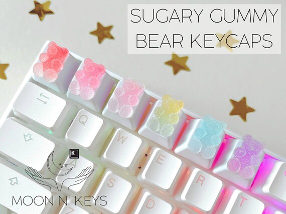 ARTISAN Gummy Bear Keycap Cute Candy Sweet Kawaii - Etsy